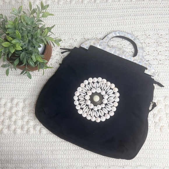 Vintage | Bags | Vintage Womens Large Handbag Satchel Purse Mother Of ...